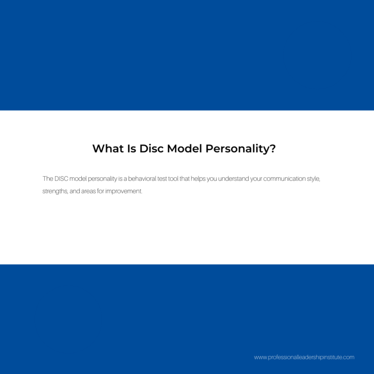 DISC Model Personality-How Your Personality Can Make You Successful ...